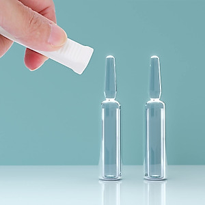 TEHAUX Ampule Opener, Ampule Breaker Plastic Ampoule Bottle Openers Glass Bottle Cutting Device Reusable Ampoule Bottle Cutter for Nurses Doctors (8pcs, White)