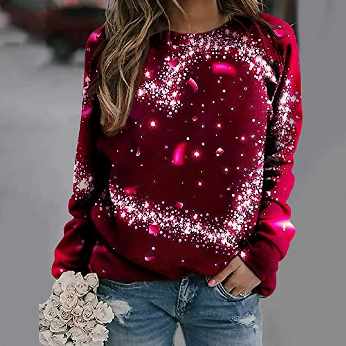 Valentine Tshirts Shirts for Women Happy New Year Shirt Stocking Stuffers for Teens for Women 2023 Wine