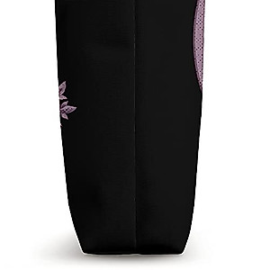 Witchcore Crescent Moon Crystal Flowers Dark Goth Witch Tote Bag