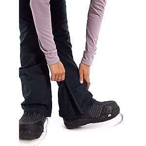 Burton Women's Avalon 2L Stretch Bib Pants (Short), True Black, M