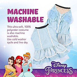 Disney for Pets Halloween Disney Princess Cinderella Costume - Extra Large - | Disney Princess Halloween Costumes for Dogs, Officially Licensed Disney Dog Halloween Costume, Blue (FF22923)