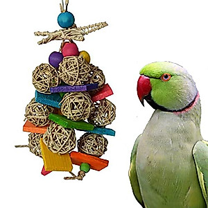 Super Bird Creations SB480 Starburst Bird Toy, Medium Bird Size, 10" x 4"