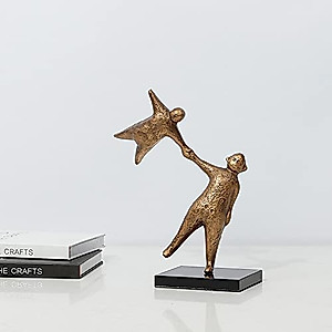 Modern Minimalist Living Room Entrance Bookcase Marble Metal Arched Decoration Model Room Desktop Light Decorations