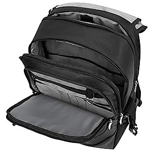 Targus Voyager II Travel and Commuter Business Backpack with Hideaway RainCover, Sternum & Waist Buckled Straps, Trolley Strap, Padded Shock-Absorbing Protection for 17.3-Inch Laptop, Black (TSB953GL)