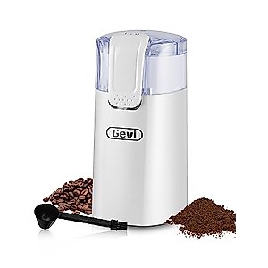 Electric Coffee Grinder Stainless Steel Blade Grinder for Coffee Espresso Latte Mochas, Noiseless Operation.GECGI140-U-1