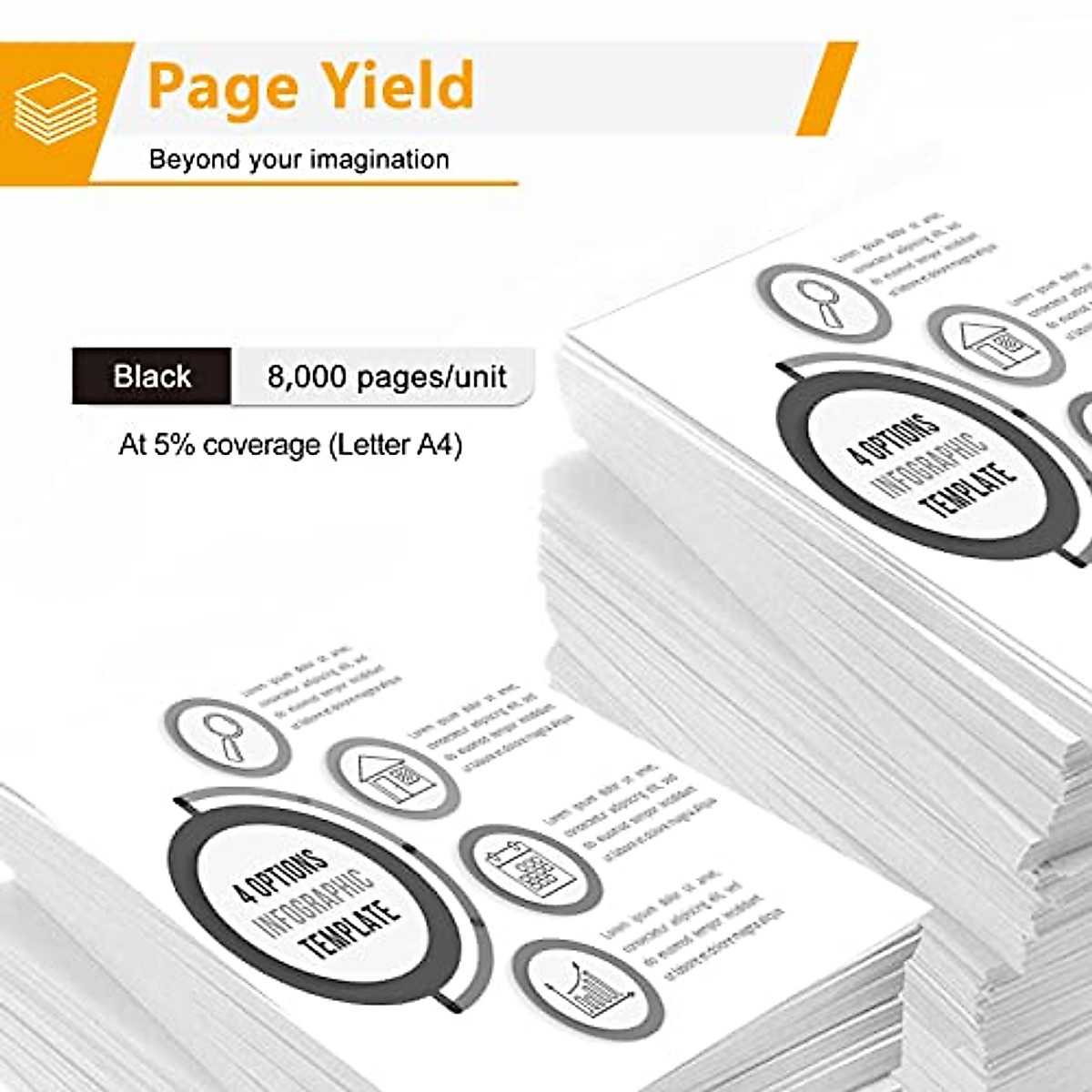 CMCMCM Compatible TN850 Toner Cartridge Replacement for Brother TN850 TN 850 TN-850 for HL-L6200DW MFC-L5900DW MFC-L5850DW MFC-L5700DW MFC-L6800DW HL-L5200DW Printer (Black, 2-Pack)