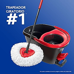 Vileda Easy Wring and Clean Microfibre Mop and Bucket with Power Spin Wringer