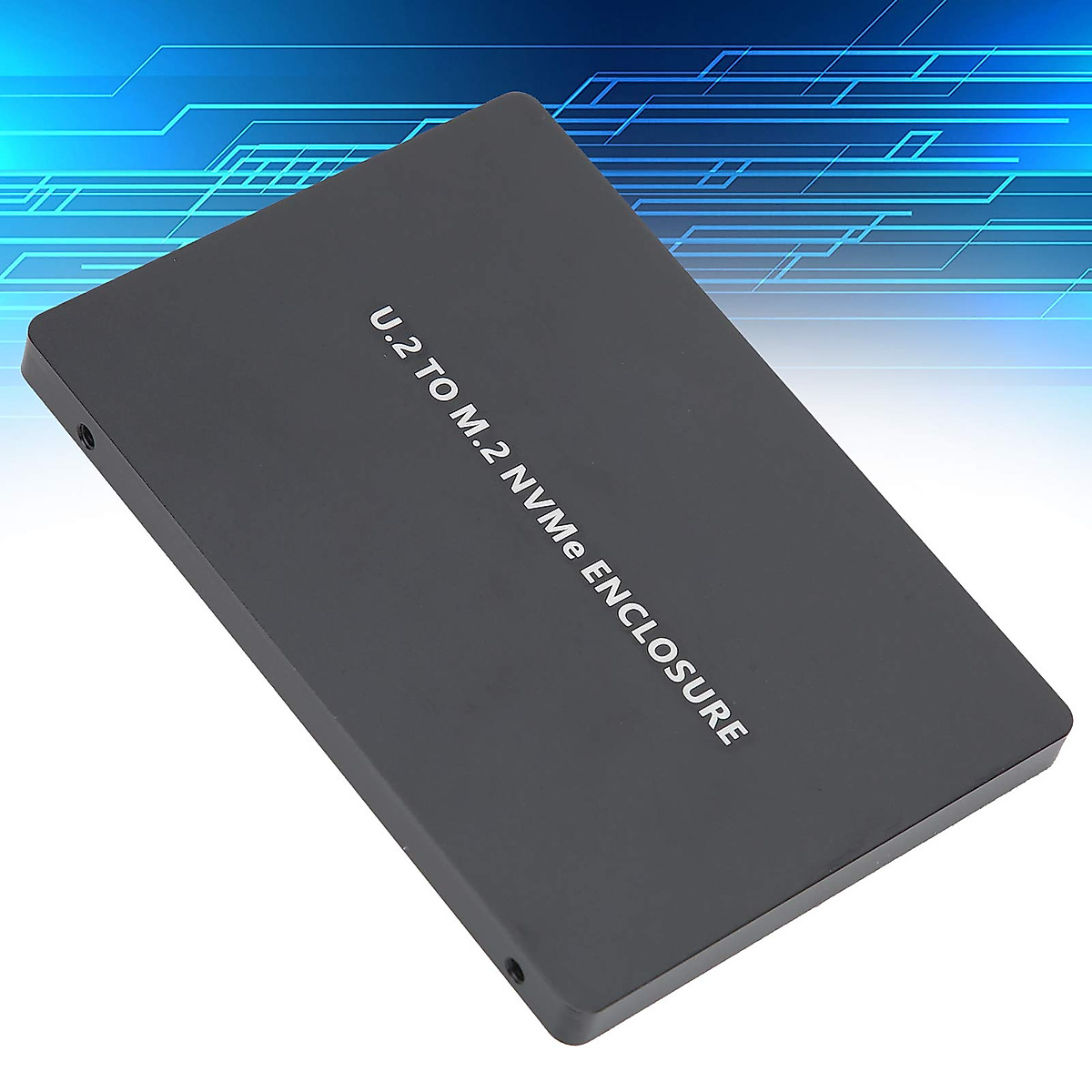 Hard Disk Box, Stable PCI-E Hard Disk Enclosure, High‑Power Low Heat Generation Aluminum Alloy for Computer Desktop(Black)