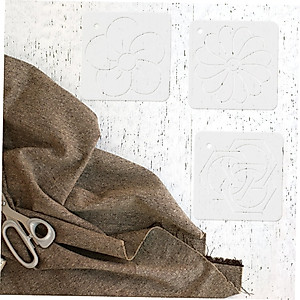 VILLCASE 12 Pcs Quilting Tracing Board Clothing Quilting Stencil Quilting Cutting Template Clothes Sewing Template Quilling Tool Embroidery Tools Quilting Ruler for Fabric Patchwork Acrylic