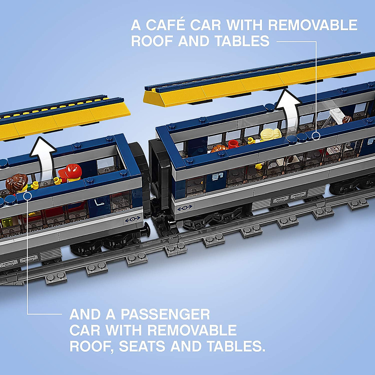 LEGO City Passenger Train 60197 Building Kit (677 Pieces)