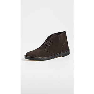 Clarks Men's Desert Chukka Boot, Brown Suede, 9