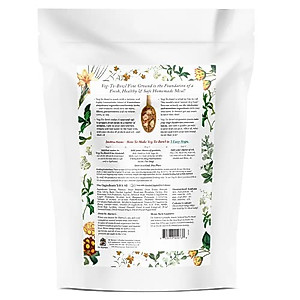 Dr. Harvey's Veg-to-Bowl Fine Ground Dog Food, Human Grade Dehydrated Base Mix for Dogs, Grain Free Holistic Mix for Small Dogs (3 Pounds)