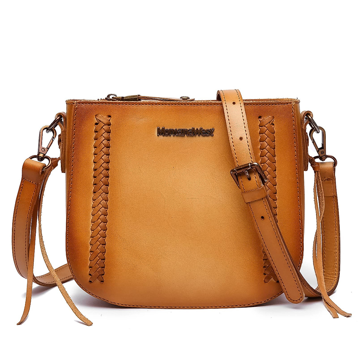 Montana West Crossbody Bags for Women Genuine Leather Cell Phone Purse Wallet Shoulder Bag Travel Purse MWG01-9065TN