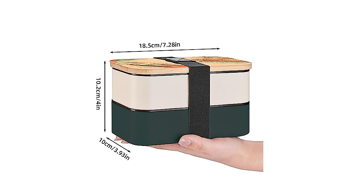 Poster Car Adult Lunch Box with Cutlery Set