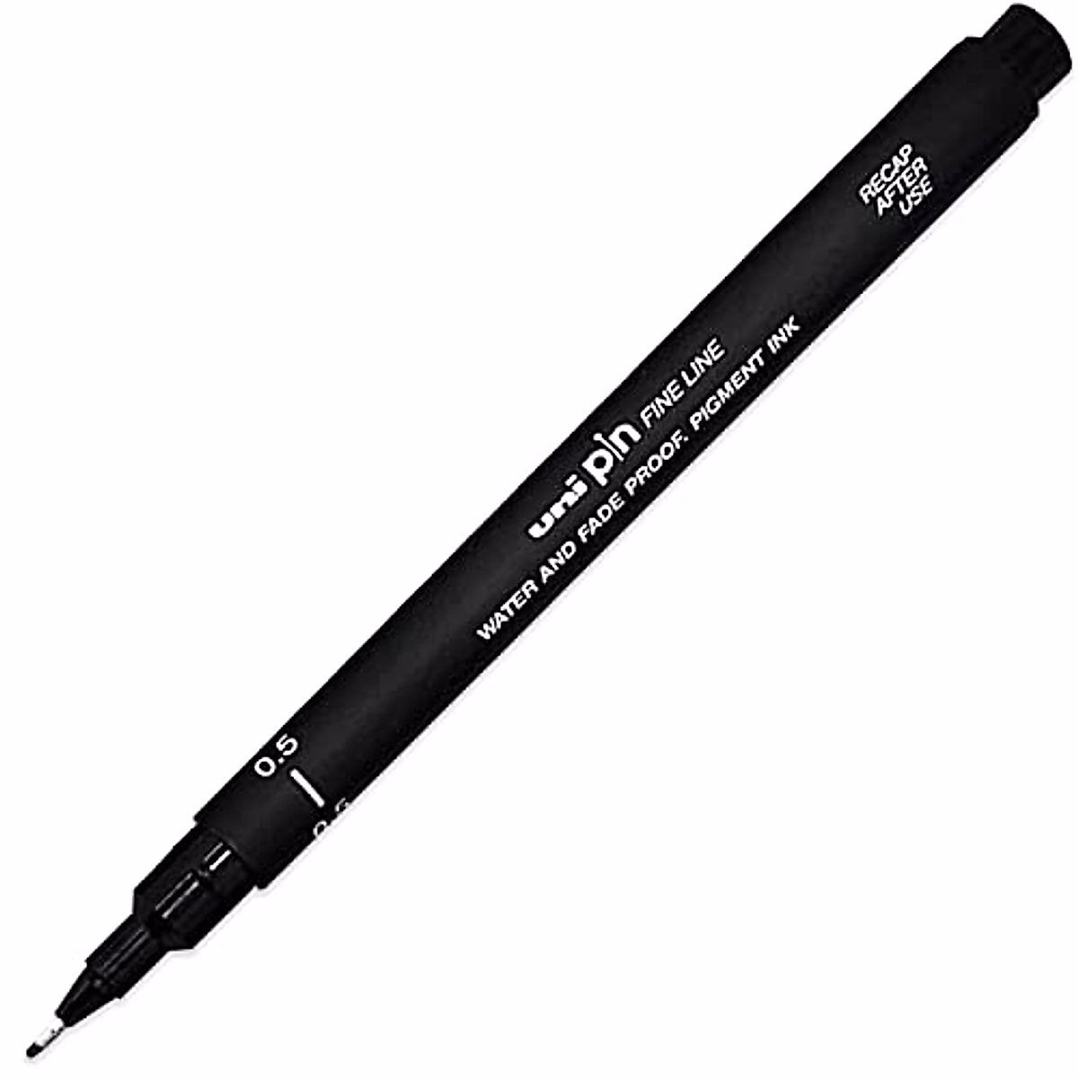 Uni Pin Fineliner Drawing Pen - Complete Set of 9 Grades - Black Ink