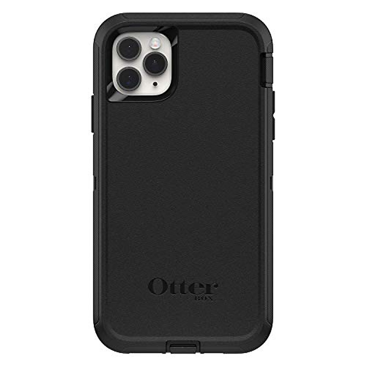 OtterBox iPhone 11 Pro Max (Only) Defender Series Case - Single Unit Ships in Polybag, Ideal for Business Customers - BLACK, rugged & durable, with port protection, includes holster clip kickstand