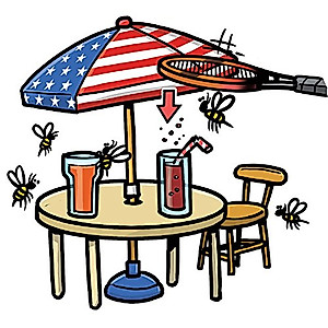 The Executioner USA Patriot Limited Edition Fly Swat Wasp Bug Mosquito Swatter Zapper