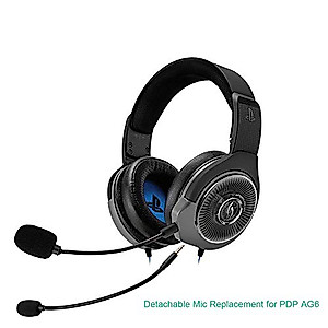Smays 3.5mm Microphone Replacement for PC, Gaming Headset Turtle Beach, Laptop, Computer, PDP Afterglow AG6, GoPro Insta360 One RS Camera - External Mic Plug-in Gooseneck, 2-Pack