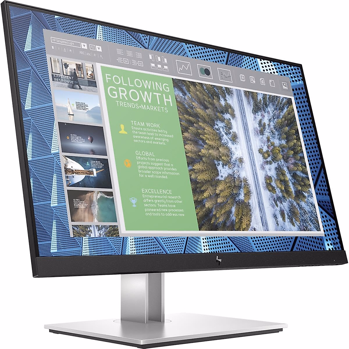 HP E27q G4 27" WQHD LED LCD Monitor - 16:9 - Black