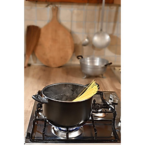 RAVELLI Italia Linea 30 Non Stick Stock Pot with Glass Lid (3.2 Quart)
