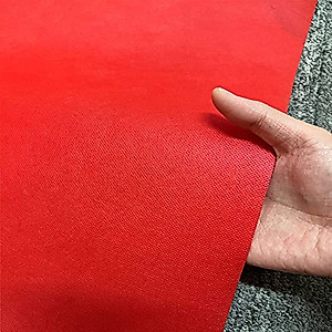 Movie Night Red Aisle Runner 24 in × 15 ft Red Carpet Event Runner Wedding Rug for Indoor Outdoor Wedding Party Decorations