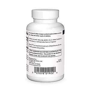 Source Naturals Vitamin K2 + D3 Bone & Heart Health Complex - 400 IU Vitamin D3 & 100 mcg Vitamin K2 (MK-7) with Calcium - 60 Tablets