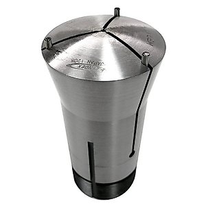 Lyndex 166-001S 16C Steel Emergency Collet, 1/16" Pilot Hole, 4.31" Length, 2.26" Top Diameter, 1.89" Bottom Diameter