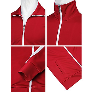 H2H Men's Lightweight Running Cycling Jacket RED US M/Asia L (CMOJA134)