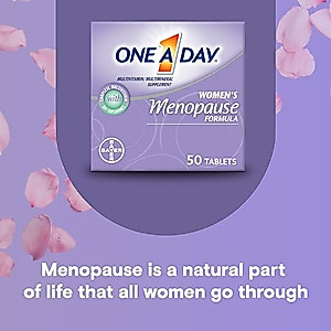 One A Day Women's Menopause Multivitamin with Vitamin A, Vitamin C, Vitamin D, Vitamin E and Zinc for Immune Health Support, Tablet