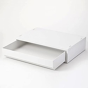 MUJI B7S7034 Storage Case, Small, White/Grey