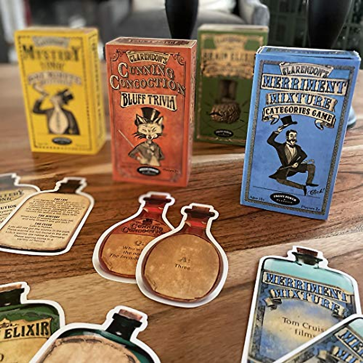 Claredon's Mystery Tonic Card Game - Fun for All Ages