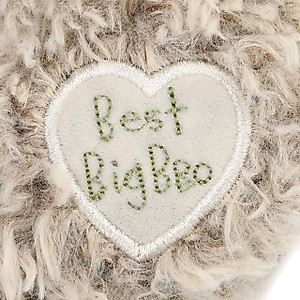 DEMDACO Big Brother Puppy Soft Brown 13 inch Plush Material Stuffed Animal Figure Toy