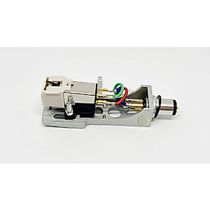 Silver Headshell, mount, AT3600 cartridge and Conical stylus, needle for Technics SL Q2, SL Q202, SL Q2K, SL Q3, SL Q303, SL Q33, SL Q33K, SL Q3K, SL H302