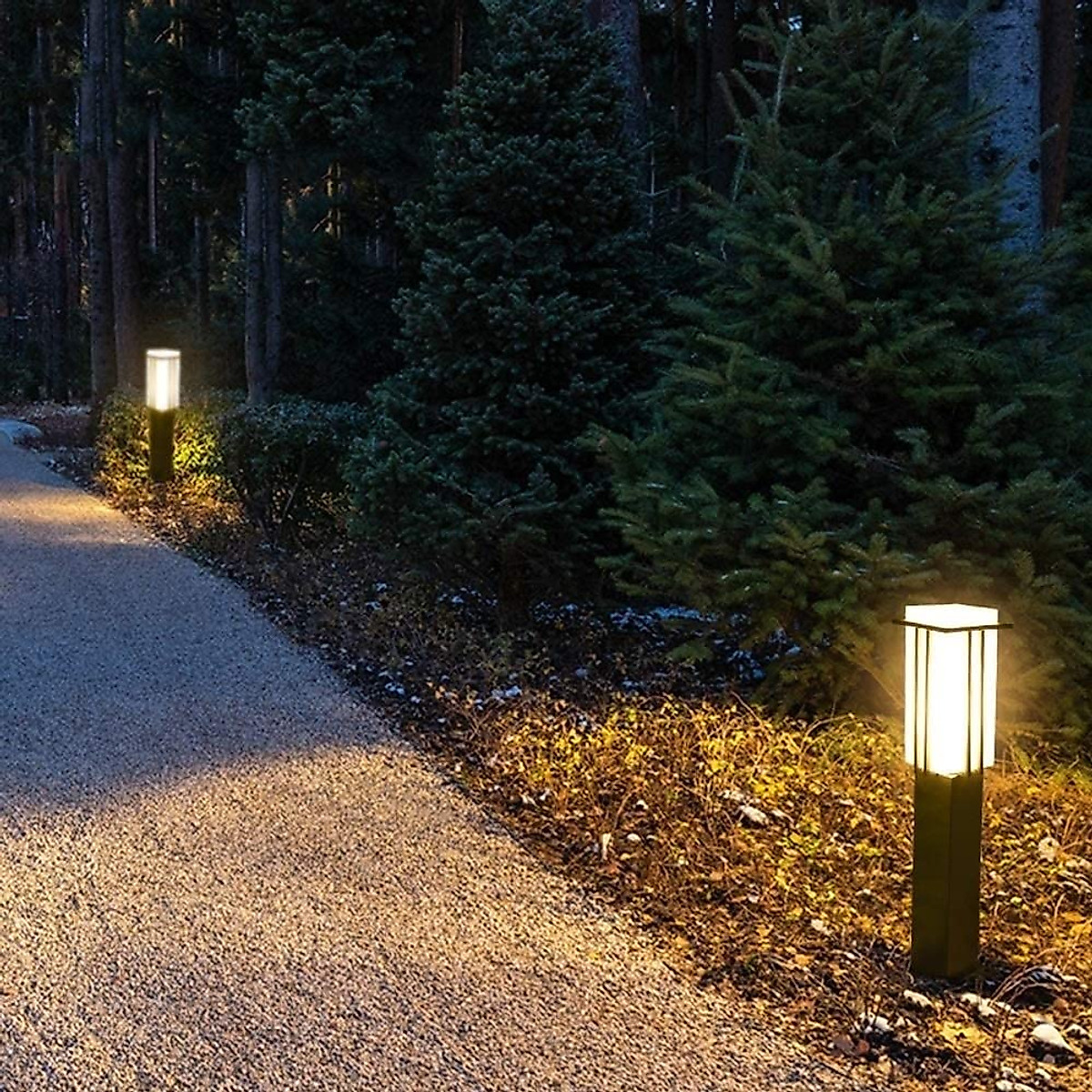 MODEBHD Outdoor Column Light Post Lamp Chinese Lawn Light Garden Light Outdoor Waterproof Garden Villa Street Light Garden Landscape Light Community Grass Lights Traditional Landscape Lighting