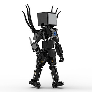 Skibidi Toilet TVman Titan Building Brick Set, Compatible with Lego, Titan Model Toy Action Figure, Collectible Gift for Kids Fans Adult Birthday (508 Pieces)