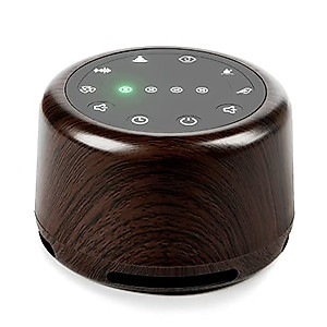 Anescra White Noise Sound Machine and Night Light for Home Office with 24 Soothing Nature Sounds,16 Levels Volume, Portable Sleep Sound Timer Therapy for Baby Adults Kids, Sleeping Aid|USB Type-C
