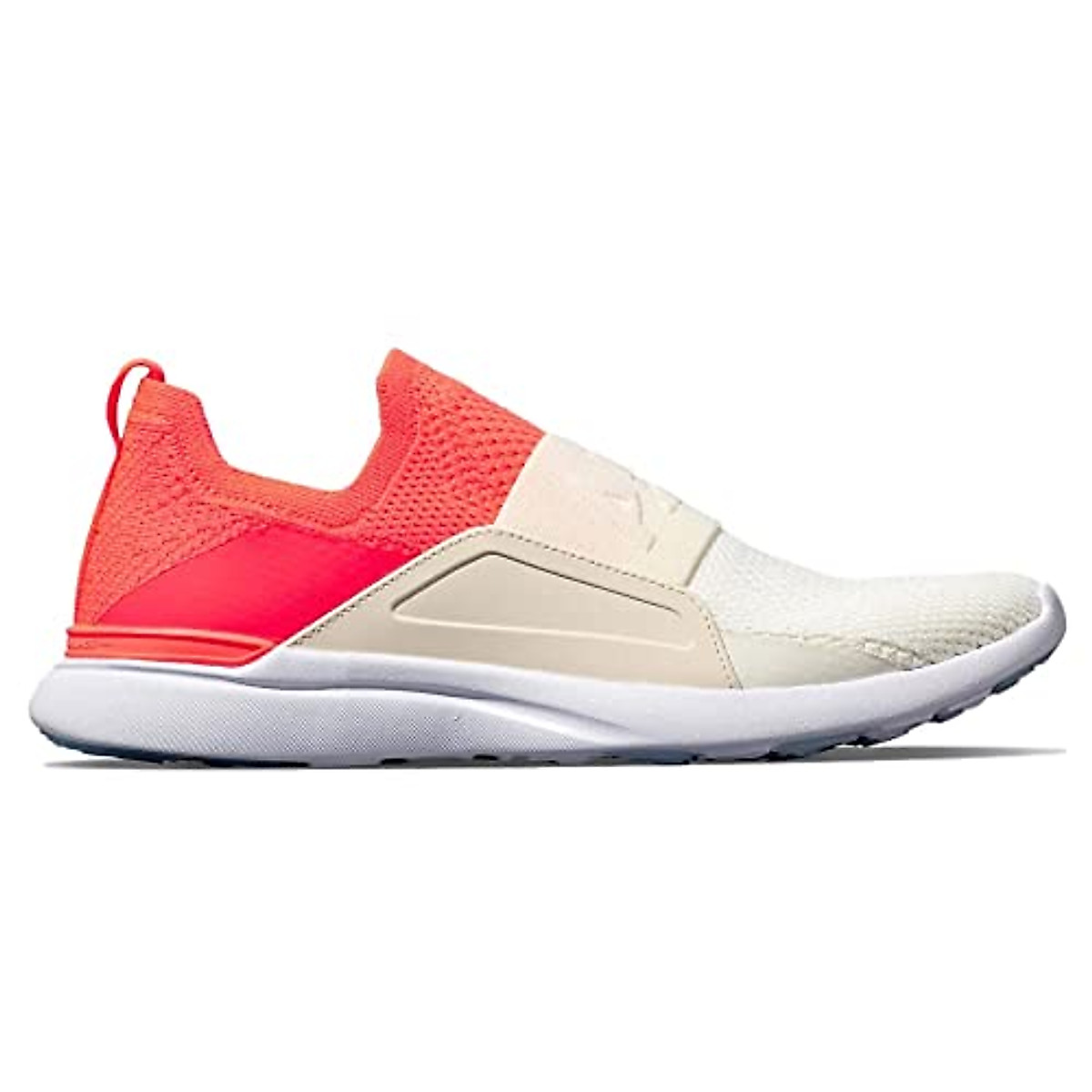 APL: Athletic Propulsion Labs Women's Techloom Bliss, Impulse Red/Pristine/Ivory, 8.5