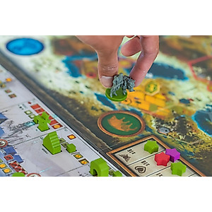 Stonemaier Games: Scythe: Invaders from Afar Expansion | Add 2 New Factions to Scythe (Base Game) | Increase Scythe Player Count to 7 | 1-7 Players, 140 Mins, Ages 14+