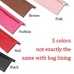 Lingtoolator rse Conversion Kit for LV Emilie Wallet, Detachable Bag Insert Organizer for LV Sarah Wallet, Convert Your Wallet into Crossbody Bag with D-ring Black