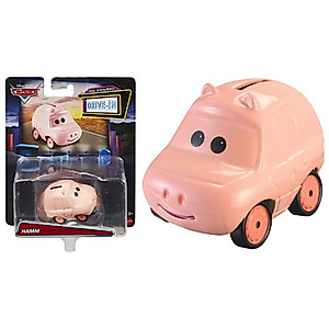 Drive-in Cars Character Vehicles - Inspired by Disney Pixar Movie Cars ~ Hamm ~ Pink Piggy Bank on Wheels