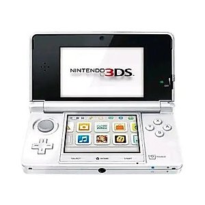 White-3DS console （USED）Handheld game console