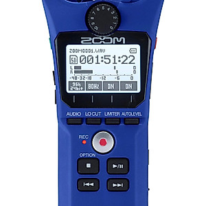 Zoom H1n Handy Recorder Blue Edition