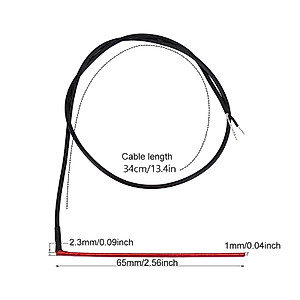 Alomejor Guitar Piezo Pickup 1Pc Sensitive Under Saddle Piezo Bridge Pickup for Folk and Classic Guitar