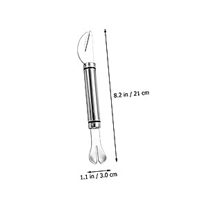 Baluue toad fish opener frogmore cleaner scale peeler seafood tools prawn deveiner fish cleaning kit fish skin graters pelador de camarones fish maw crab tools scales Stainless steel 2Pcs