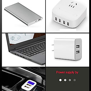 Tebatu USB Rechargeable Battery Charger for Li-ion 10440/14500/14650/16340/17500/17670/18350/18500/18650/18700/22650/25500/26650 3.7V