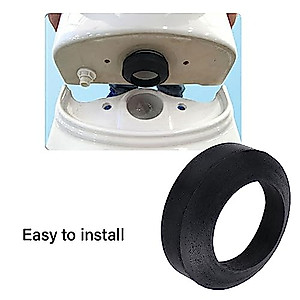 RDEXP 2x Rubber Gaskets for Repairing Toilet Tank Leaks Fits Most 2.36" - 2.83" Toilet