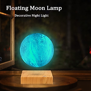 Galaxy Levitating Globe Moon Lamp-16 Colors 3D Printed Levitation Moon Light