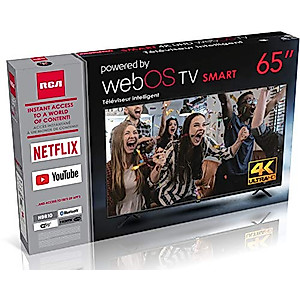 RCA 65-inch Class webOS Series - 4K UHD HDR Smart TV (2021 Model)