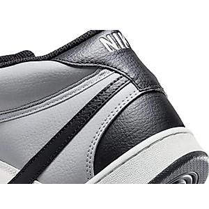 Nike Mens Court Vision Mid Leather Sneakers Athletic Shoes Gray 9 Medium (D)