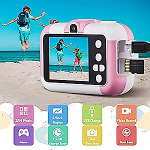 Camera for Kids 3-10 Years,Kids Digital Camera Christmas Birthday Gifts for Boys and Girls